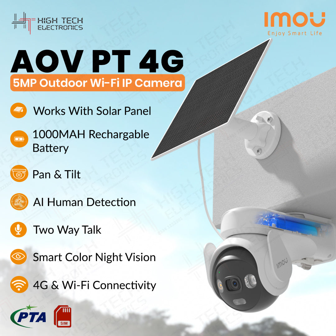 Imou AOV PT 4G (5MP) — IMOU 5MP 4G + WiFi PTZ Camera | HighTech PK ...