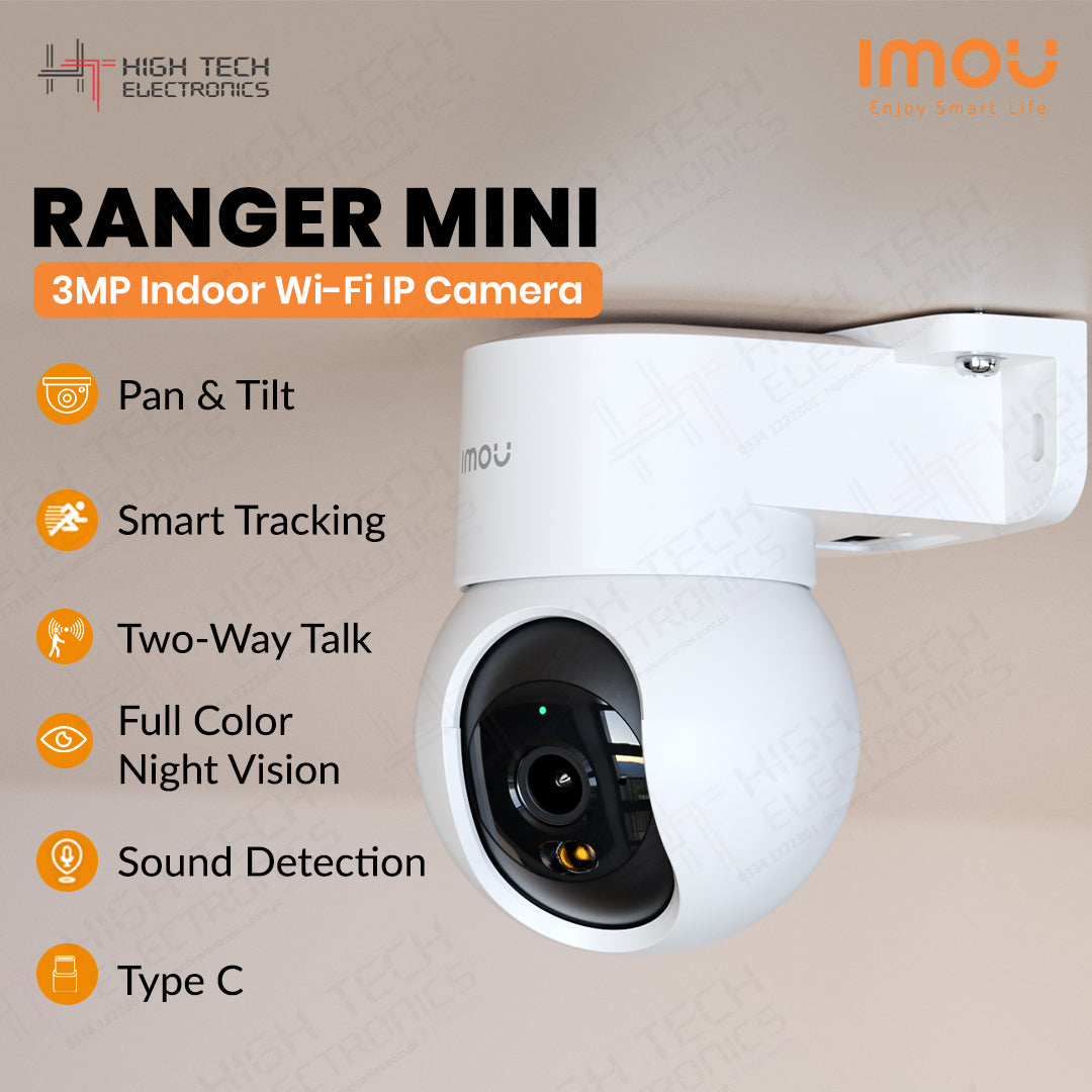 Imou Ranger Mini (3MP) – Compact Indoor Wi-Fi Security Camera with ...